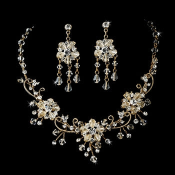 Swarovski wedding necklace set store