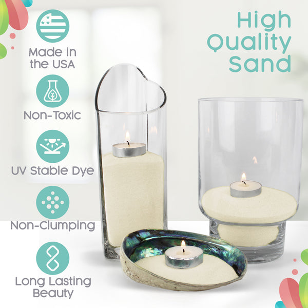 Ivory (Butter) Wedding Sand - Sandsational Sparkle