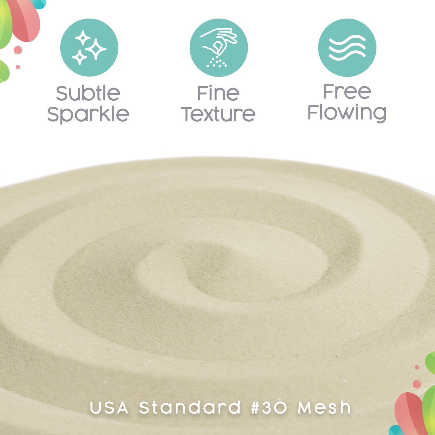 Ivory (Butter) Wedding Sand - Sandsational Sparkle